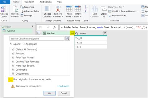 Consolidating Excel Worksheets With Power Query Bichon Associates