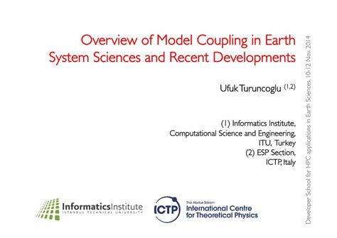 Pdf Overview Of Model Coupling In Earth System Sciences And Dokumen Tips