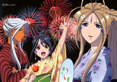 Belldandy Urd And Skuld Aa Megami Sama Danbooru
