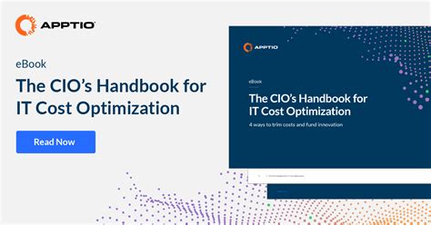 It Cost Optimization The Cios Handbook Apptio