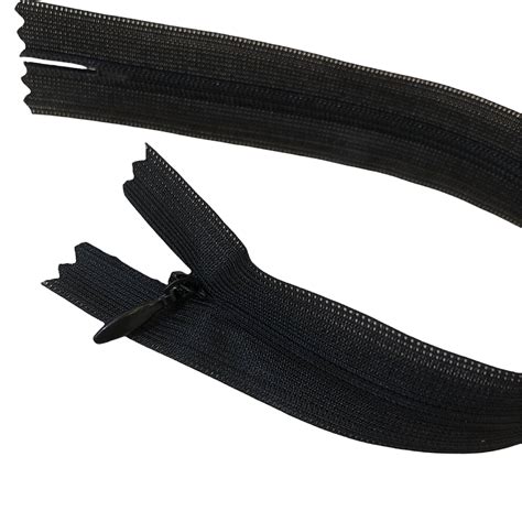 5 Pcs Black Invisible Zipper 8 Inch Nylon Dress Zippers Etsy