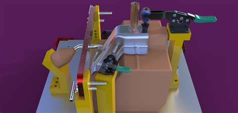五金冲压件检具 Solidworks 2012 模型图纸下载 懒石网