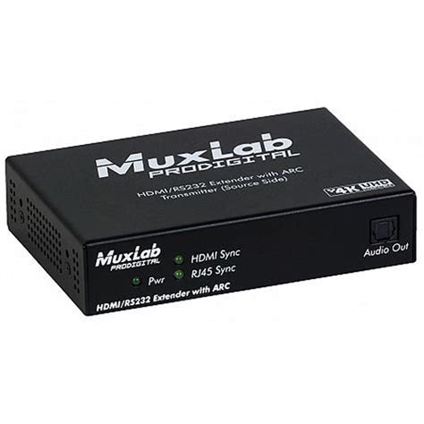 Muxlab 500458 Hyphen Arc Hdmi Transmitter Audio System