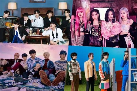 Bts Blackpink Txt Shinee Nct Twice Et Plus Figurent En Bonne Place