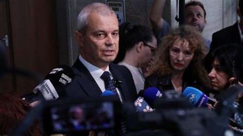 Костадинов Няма да се подпишем под вота на недоверие на ПП но ще гласуваме срещу