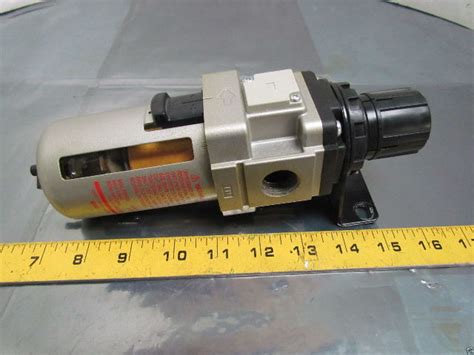 SMC AW F Inline Filter Regulator NPT PSI Bullseye Industrial Sales