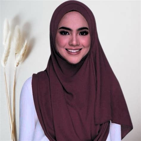 Instant Double Loop Hijab Raspberry Double The Loop With Grace