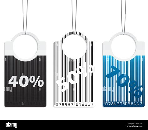 Bar Coded Label Set Stock Vector Image And Art Alamy