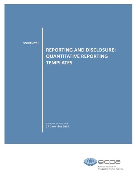 Report On Quantitative Reporting Templates Pdf En Pdf International Financial Reporting