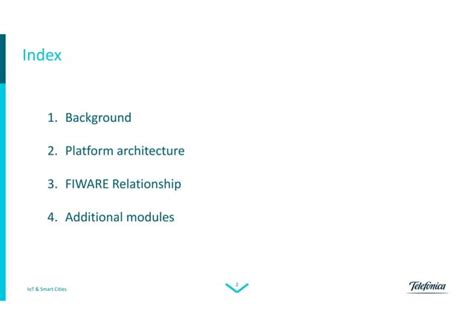 Fiware Global Summit Thinking City Iot Platform Ppt