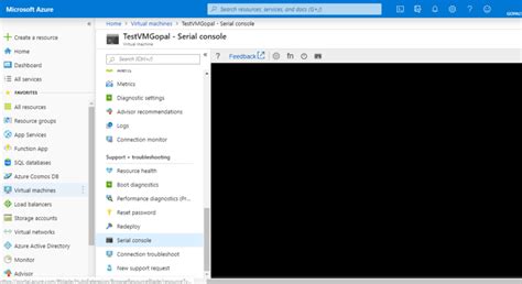 Console Access To Vms In Azure Cloud Computing And Saas Spiceworks