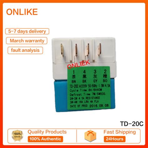 All New Td 20c Is Suitable For Samsung Refrigerator Defrosting Timer Universal Model Lazada