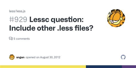 Lessc Question Include Other Less Files · Issue 929 · Lesslessjs
