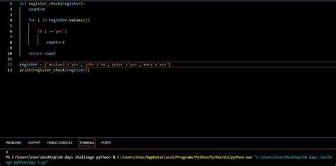 Karthika Santhosh On Linkedin Day3 Python Coding 50dayschallenge
