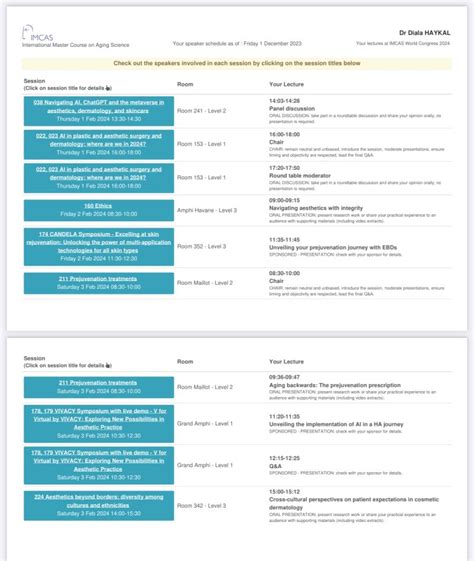 Diala Haykal👩‍⚕️🔵 On Linkedin Imcas Imcas2024