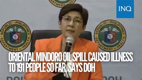 191 People Sick Due To Oil Spill In Oriental Mindoro Philippines