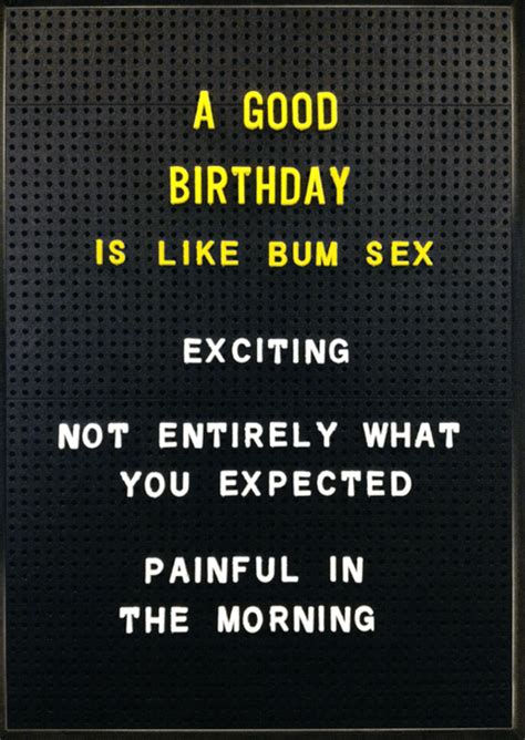 Rude Birthday Cards Comedy Card Company