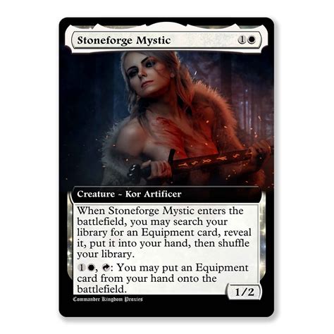 Stoneforge Mystic Box Topper Custom Mtg Proxy Card