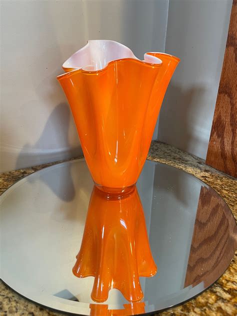 Vintage Hand Blown Poland Vase Etsy In 2024 Hand Blown Vases Hand
