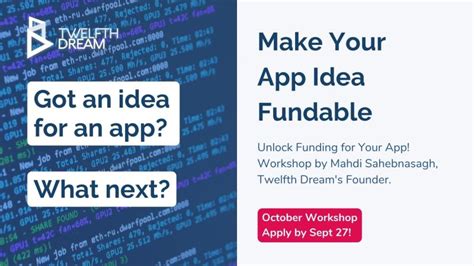 How To Fund Your App With Twelfth Dreams Help Twelfth Dream Posted On The Topic Linkedin