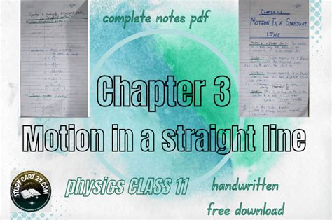 Chapter 4 Motion In A Plane Class 11 Notes Class 11 Physics Pdf