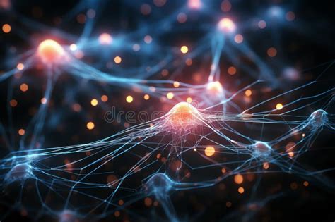 Neuronal Connection Ai Generated Stock Illustration Illustration Of