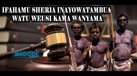 Ifahamu Sheria Inayomtambua Mtu Mweusi Kama Mnyama Youtube