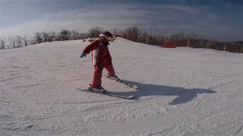 이글아이스키팀 스키기초 유아스키 스키강습160211김가인 Youtube