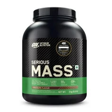 3kg Optimum Nutrition Serious Mass Gainer Powder At ₹ 3100piece
