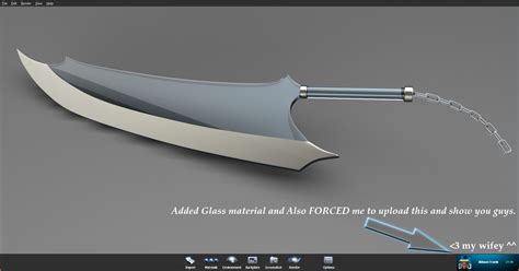 Forced To Upload This Glass Zangetsu By Hmoob Phaj Ej On Deviantart