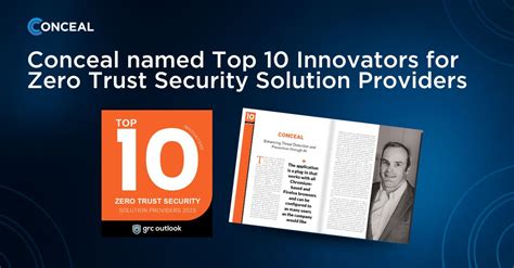 conceal on linkedin zerotrust ai security cybersecurity cyber