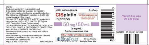 Cisplatin Package Insert