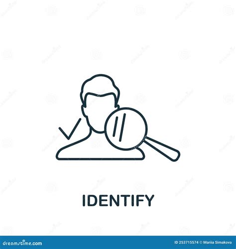 Identify Icon Vector From Risk Management Collection Thin Line