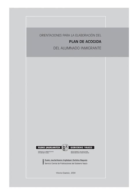 PDF Orientaciones para la elaboración del plan de acogida DOKUMEN TIPS