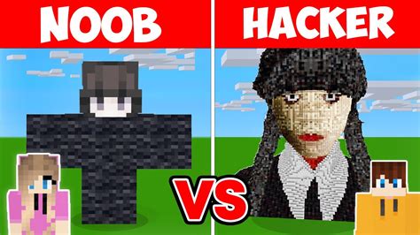 NOOB VS HACKER WEDNESDAY REALISTIC Build Challenge YouTube
