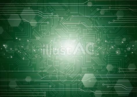 スタイリッシュな電子回路の背景素材イラスト No 25298508｜無料イラスト・フリー素材なら「イラストac」