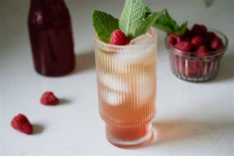 Raspberry Simple Syrup For Drinks Desserts And More Plain And Simple Home