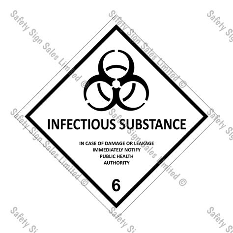 Cyo Dg62 Class 62 Infectious Substance Safety Signs Nz