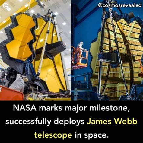 NASA Marks Major Milestone Successfully Deploys James Webb Telescope