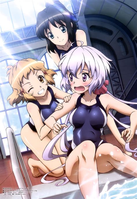 Yukine Chris Tachibana Hibiki And Kohinata Miku Senki Zesshou