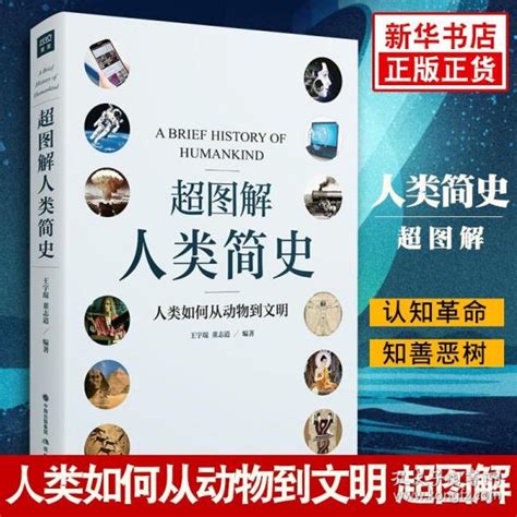 超图解人类简史 人类如何从动物到文明 王宇琨 董志道著 认知革命 信息革命历史进程世界通史文明史正版书 王宇琨 董志道 孔夫子旧书网