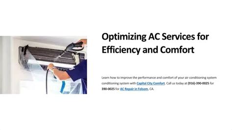 PPT Optimizing AC Services For Efficiency And Comfort PowerPoint Presentation ID