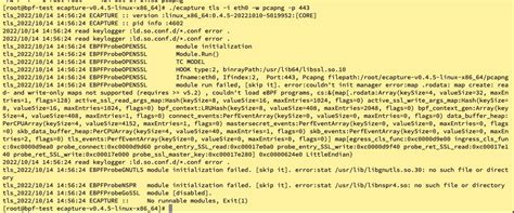 Exec Ecapture Command Error Issue 237 Gojue Ecapture GitHub