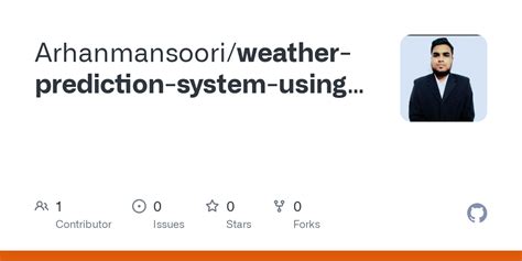Github Arhanmansooriweather Prediction System Using Machine Learning