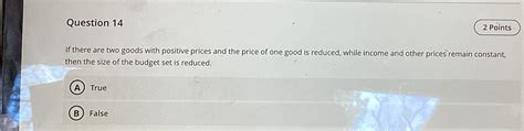 Solved Question 142 ﻿pointsif There Are Two Goods With