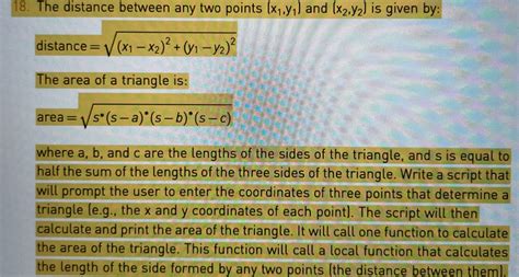3 The Distance Between Any Two Points X1y1 And