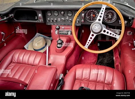 Jaguar E Type Interior Red Leather 1965 42 Litre Convertible Iconic