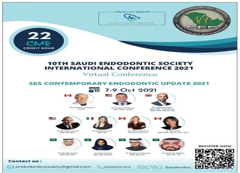 10th Saudi Endodontic Society International Conference 2021 Saudi Endodontic Journal