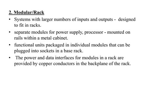 Plc Programming Working Specifications Of Plc Pdf Operating