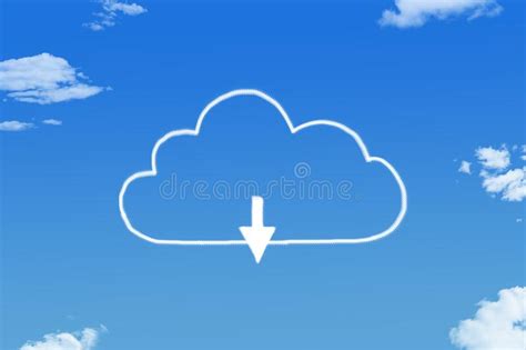 Cloud Computing Storage Internet Transfer Stock Illustration